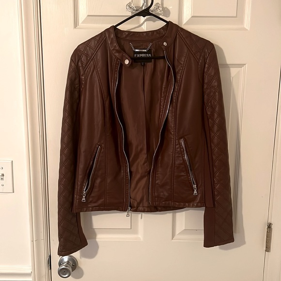 Express | Jackets & Coats | Leather Jacket | Poshmark